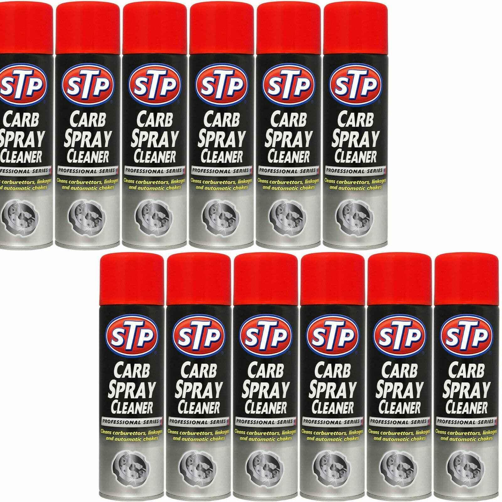 12 x STP CARB CLEANER SPRAY CARBURETTOR INTAKE SPRAY CLEANER ...