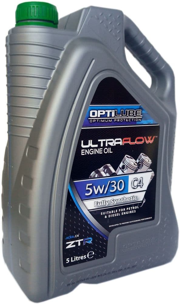 5W30 FULLY SYNTHETIC C4 CAR ENGINE OIL SN/CF 226 51 RN0720 OPTILUBE 5L ...