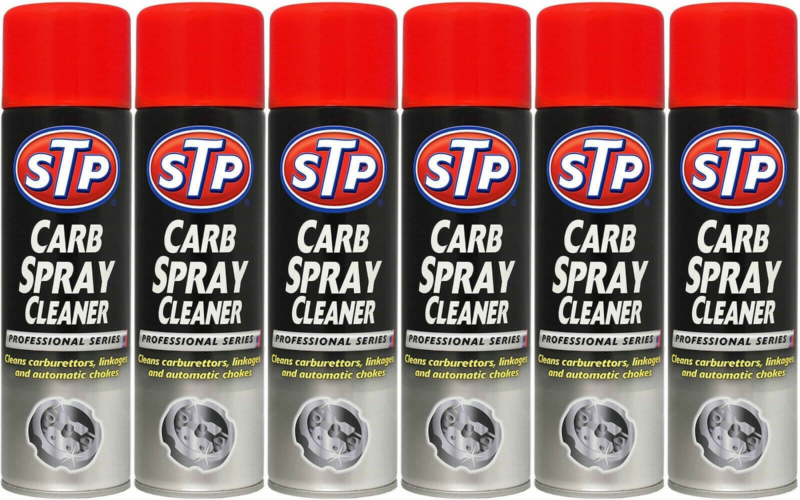 6 X STP CARB CLEANER SPRAY 500ML CARBURETTOR CHOKE SPRAY CLEANER
