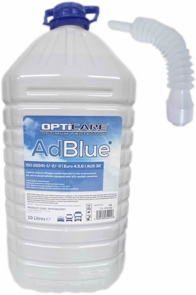 Adblue With Spout 10L 10 Litre Car Fuel Additive Diesel Treatment Fluid ...