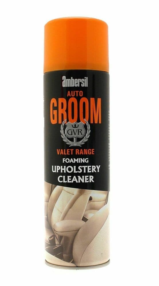 AMBERSIL AUTO GROOM FOAM UPHOLSTERY TRIM CLEANER 500ml