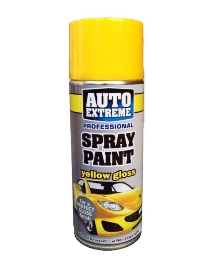 AUTO EXTREME GLOSS SPRAY PAINT UNIVERSAL AEROSOL METAL WOOD PLASTIC 400ML