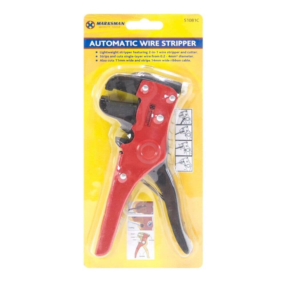 AUTOMATIC WIRE STRIPPER ADJUSTABLE CABLE CUTTER CRIMP TOOL CRIMPING ...