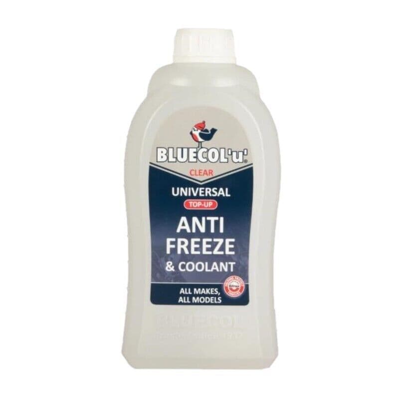 BLUECOL UNIVERSAL TOP-UP CLEAR ANTIFREEZE AND COOLANT FOR ALL ENGINES 1L