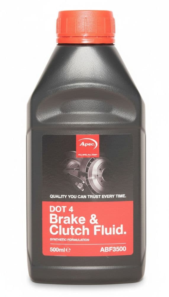 Brake Clutch Fluid DOT 4 DOT4 Synthetic 500ml APEC High Performance Fluid