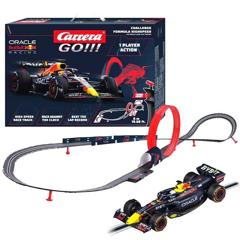 Carrera Go Formula One High Speed Single Lane 6m Racetrack Set Racing