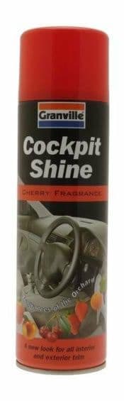 CHERRY COCKPIT SHINE SPRAY CAN CAR VAN DASHBOARD INTERIOR CLEANER 500ml