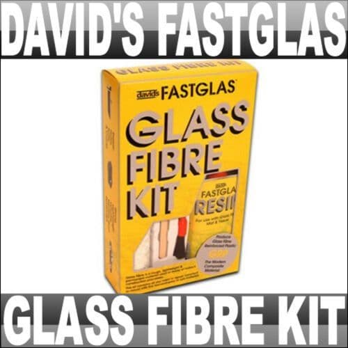 DAVIDS FASTGLAS GLASS FIBRE KIT LARGE CAR BOAT REPAIR