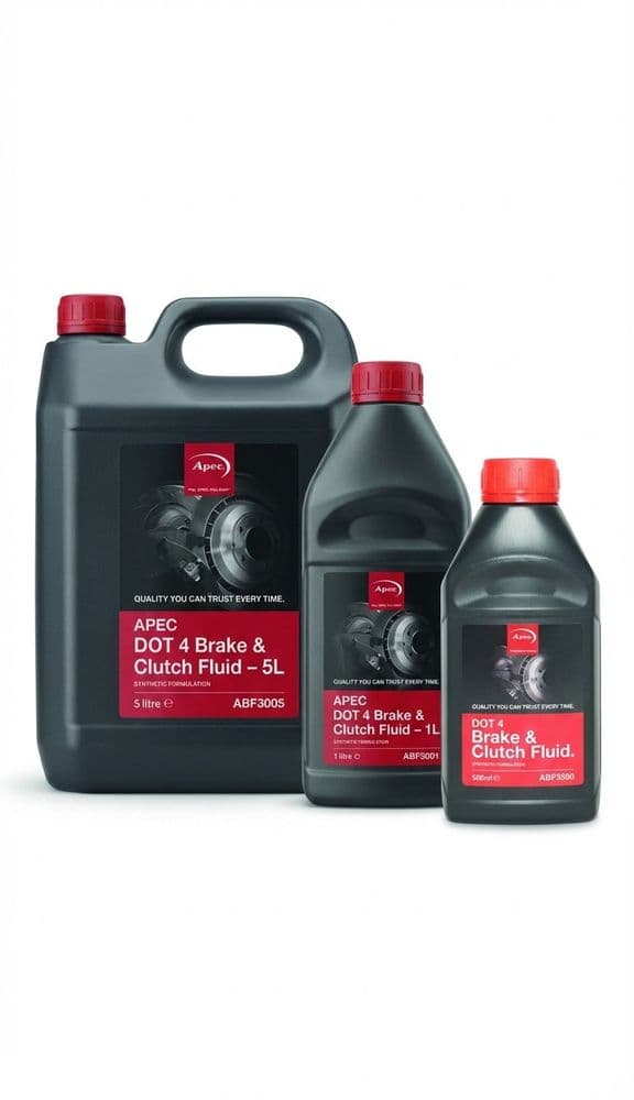 DOT 4 DOT4 Synthetic Brake Clutch Fluid 5L APEC - High Performance Fluid