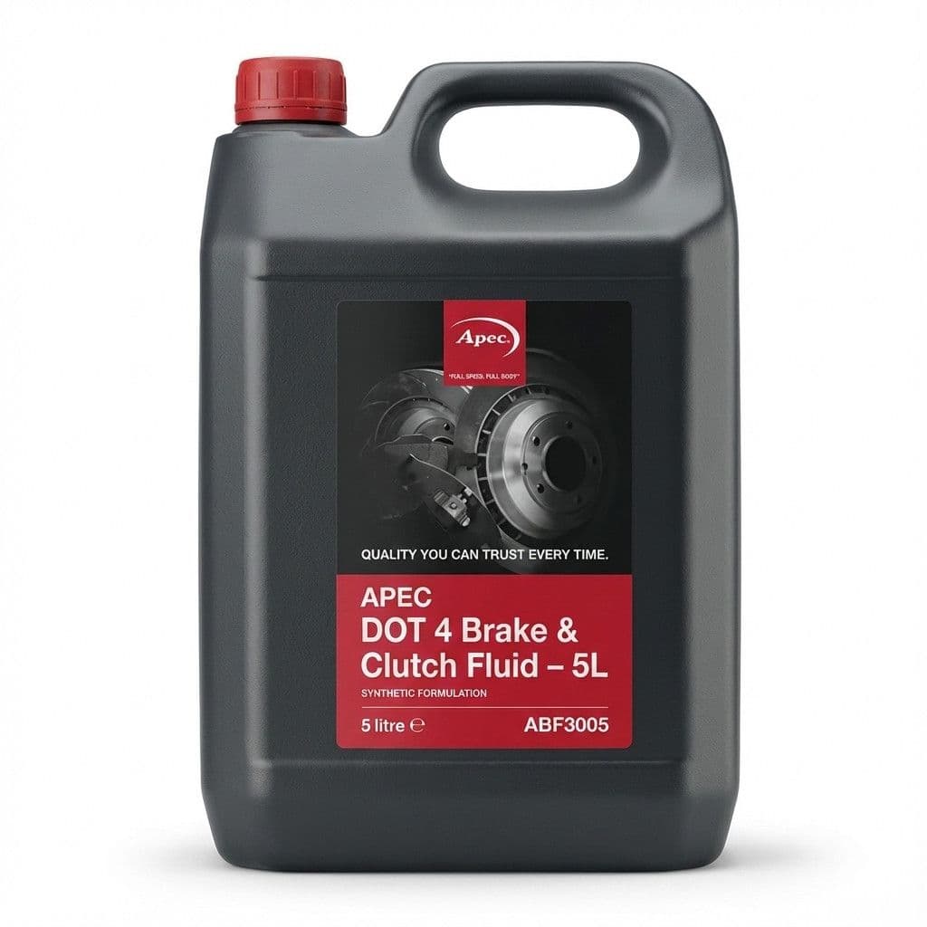 DOT 4 DOT4 Synthetic Brake Clutch Fluid 5L APEC - High Performance Fluid