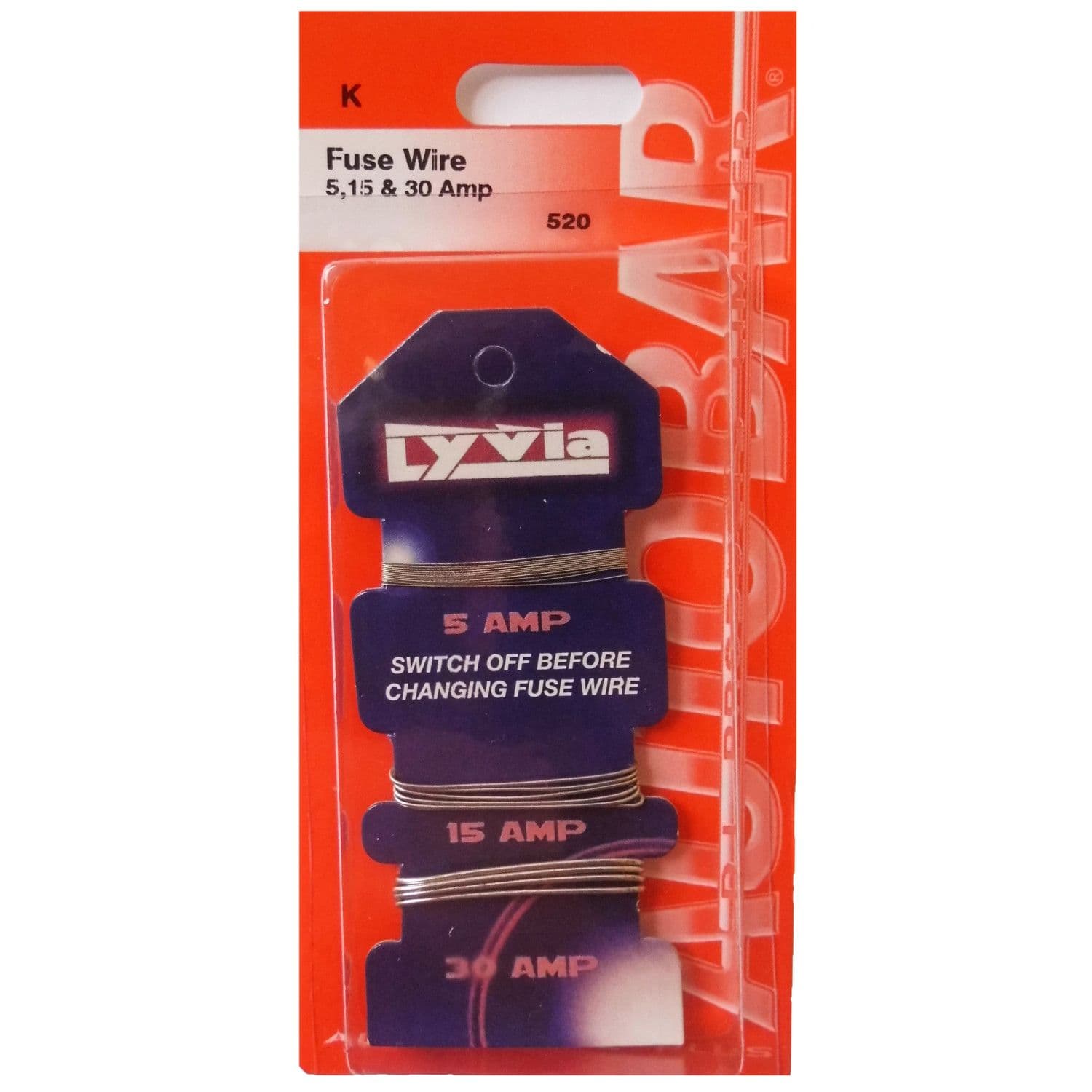 Fuse Wire Card Consumer 5A Amp 15A Amp 30A Amp Re-Wireable Fuse Box Lyvia