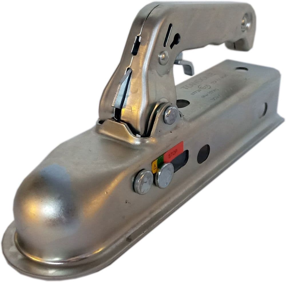 HEAVY DUTY COUPLING COUPLER MOUNT TOWING TRAILER HITCH PRESSED STEEL ...