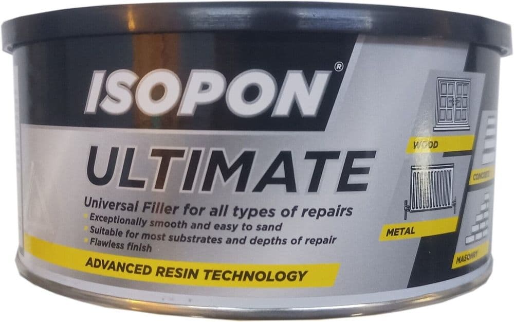 Isopon Ultimate Universal Filler Metal Wood Concrete Masonry DIY Repair ...