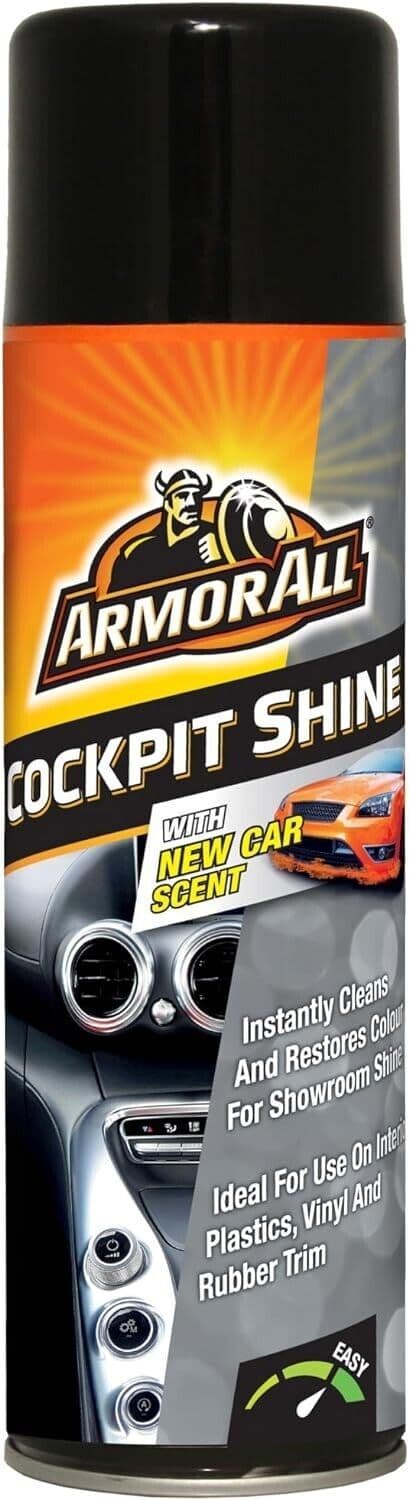 NEW CAR COCKPIT SHINE SPRAY CAN CAR VAN DASHBOARD INTERIOR CLEANER 500ml
