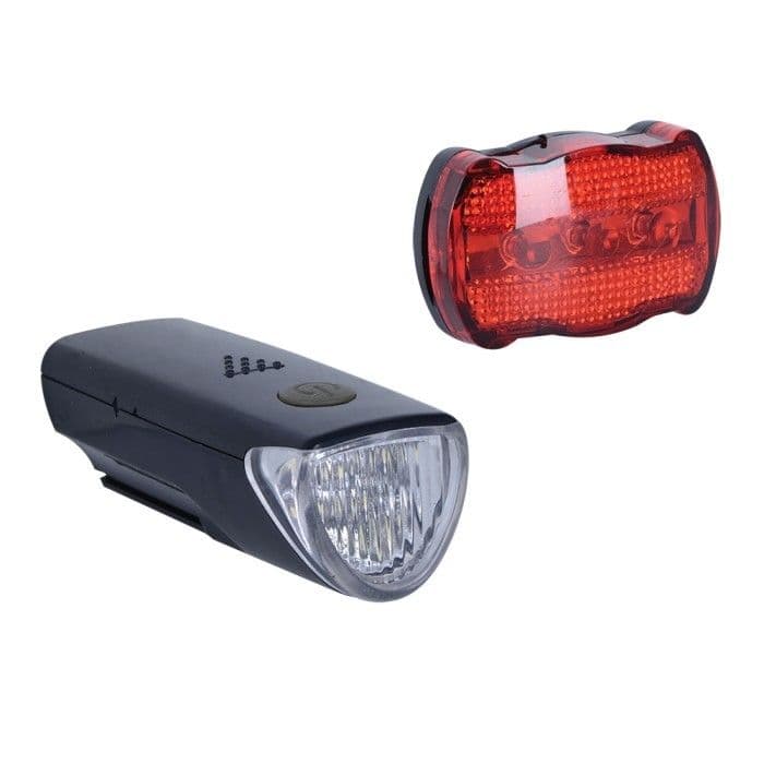 Oxford Bright Beam Front & Rear Mini Light Set LED Cycling Visibility