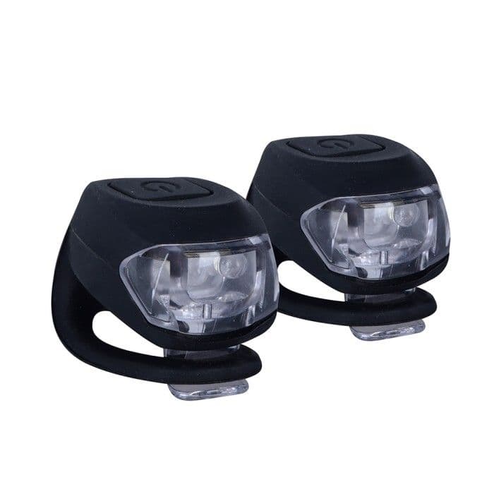 Oxford Bright-Eye Silicone LED Light Set Front Rear Lights Cycling ...
