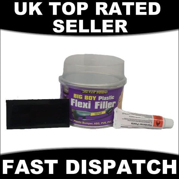 PLASTIC FLEXI FILLER BODY CAR VAN BOAT BUMPER ABS WOOD REPAIR EASY SAND ...