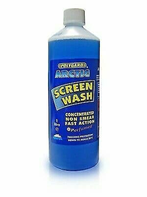 POLYGARD SREENWASH CONCENTRATED CONCENTRATE SCREEN WASH CAR VAN 1L LITRE
