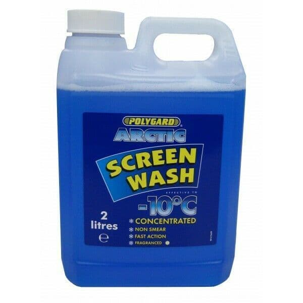 POLYGARD SREENWASH CONCENTRATED CONCENTRATE SCREEN WASH CAR VAN 2L LITRE