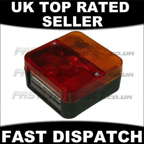 REAR FOUR FUNCTIONS LIGHT CLUSTER CARAVAN TRAILER 12V STOP TAIL ...