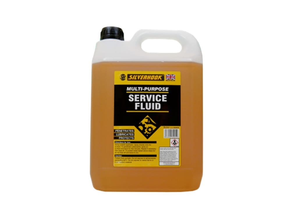 Service Fluid 5L Silverhook Multi-purpose Cleaning Lubricant Displace Water
