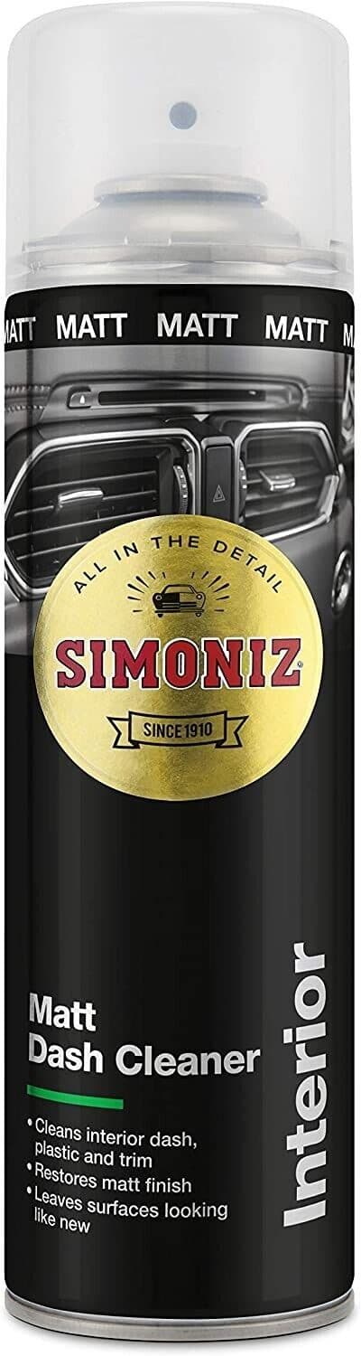 Simoniz Matt Dash Cleaner Dashboard Interior Spray Cleaning Plastic ...