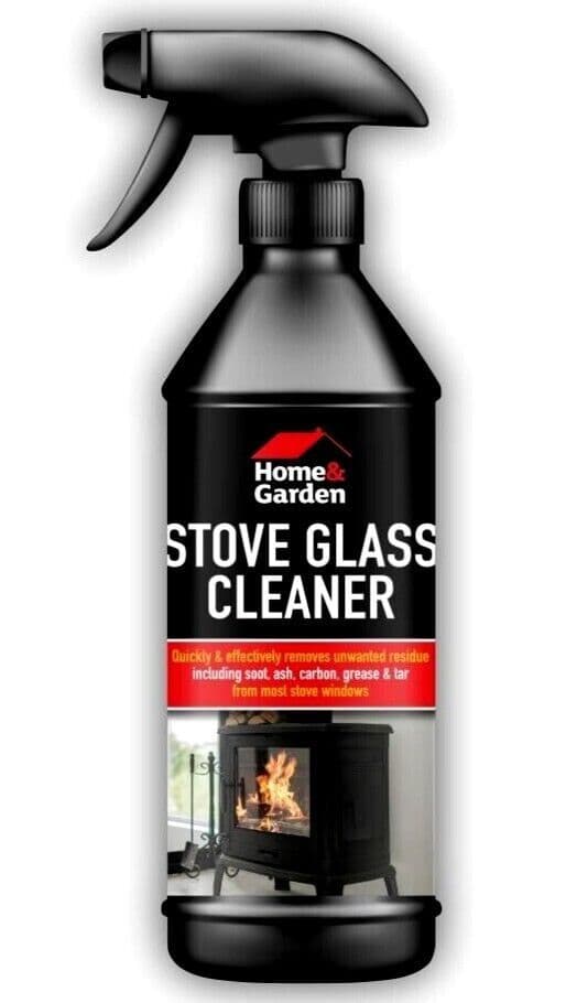 Stove Glass Cleaner Spray Grease Carbon Ash Soot Tar Remover 500ml