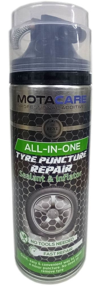Tyre PunctureRepair Inflate Quick Fix Seals Car Bike Emergency Flat 400ML