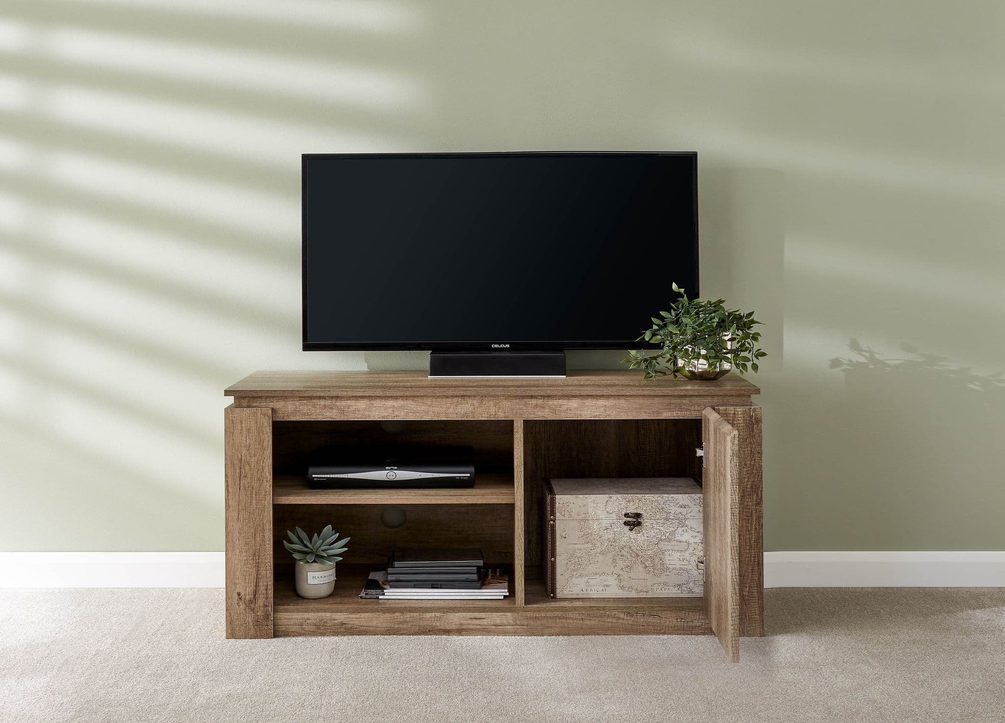 CANYON OAK COMPACT TV UNIT