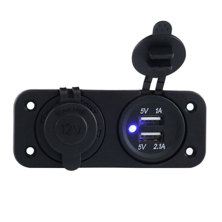 Twin USB Power Socket Standard 20A Power Socket Panel