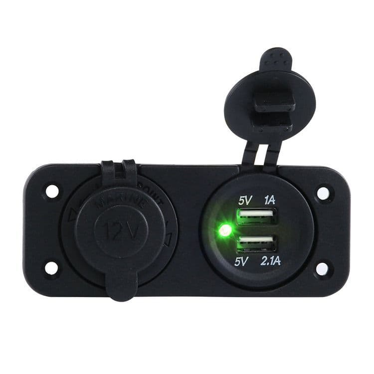 Twin USB Power Socket Standard 20A Power Socket Panel