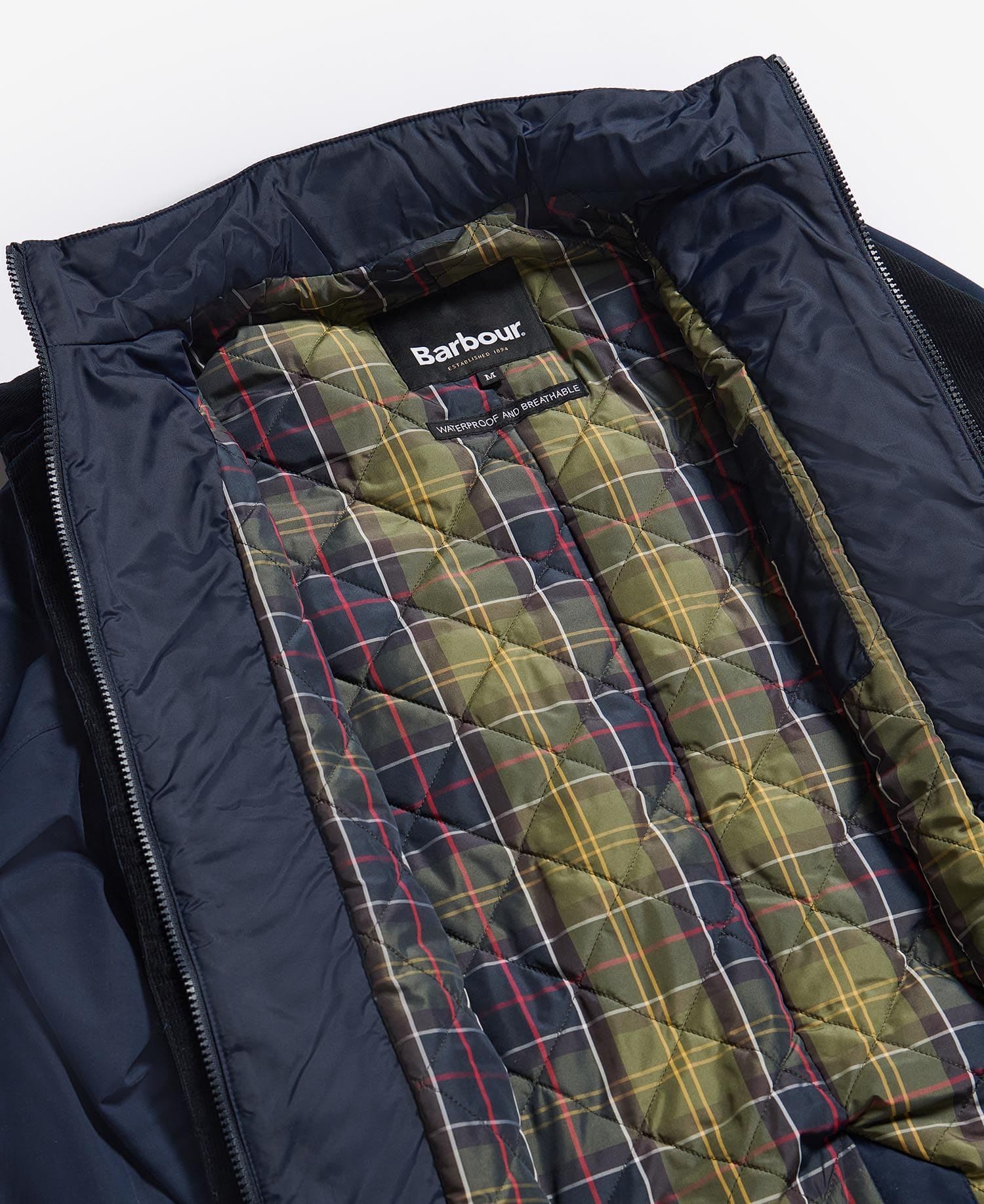 Barbour Ogston Waterproof Jacket in Navy