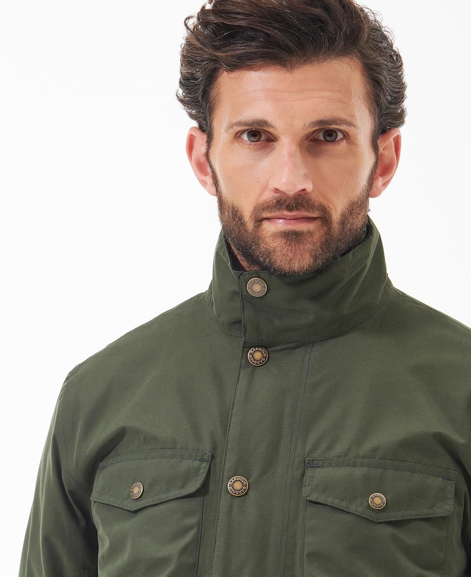 Barbour Ogston Waterproof Jacket in Olive