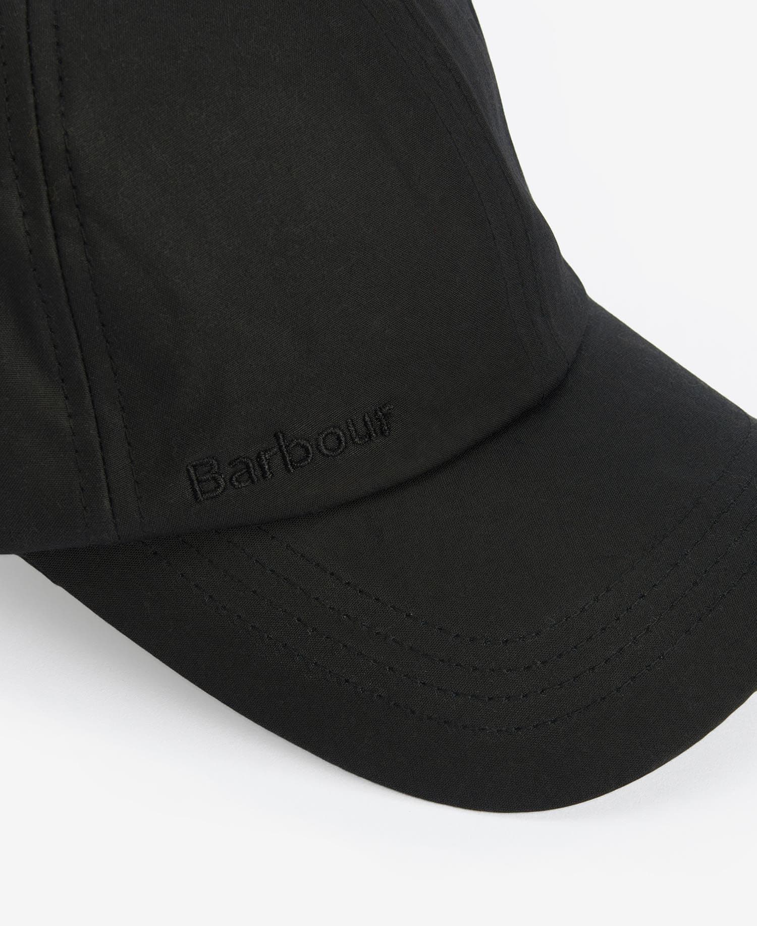 Barbour Wax Sports Cap in Black