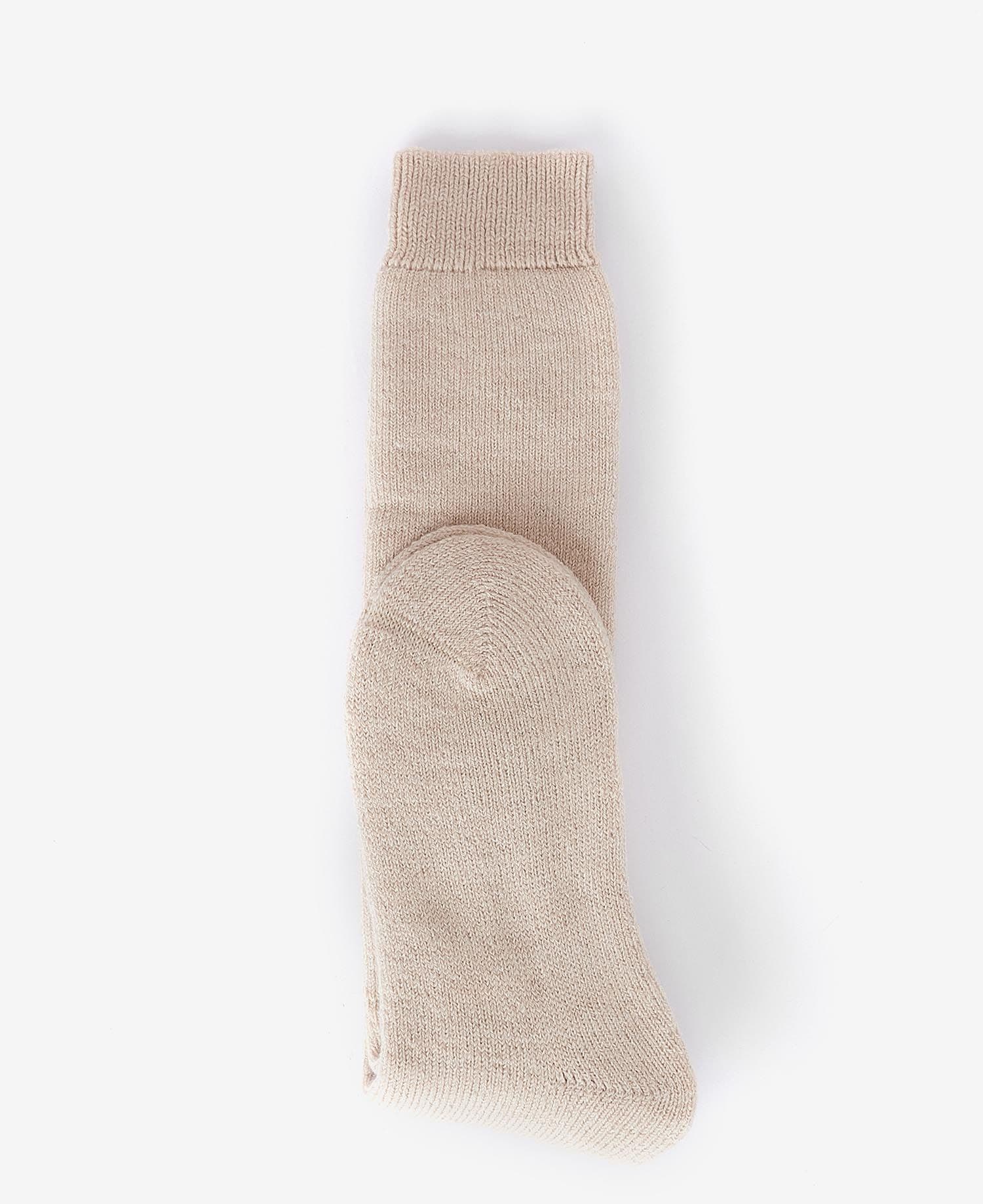 Barbour Wellington Knee Socks in Sand Beige