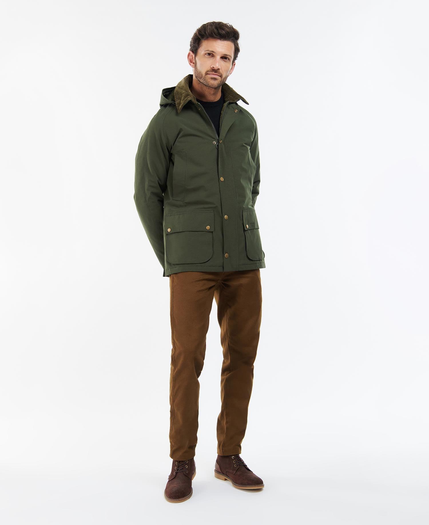 Barbour Winter Ashby Jacket in Olive