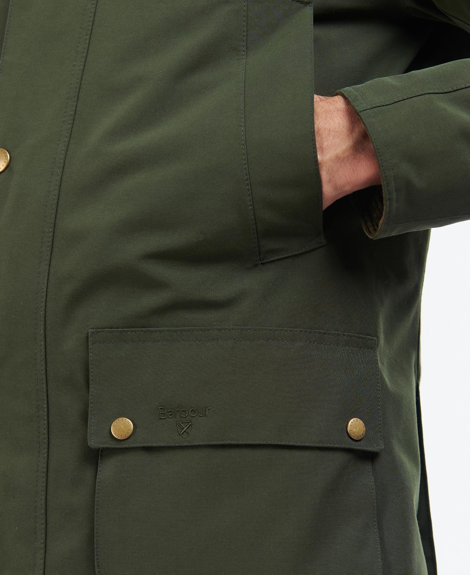 Barbour Winter Ashby Jacket in Olive