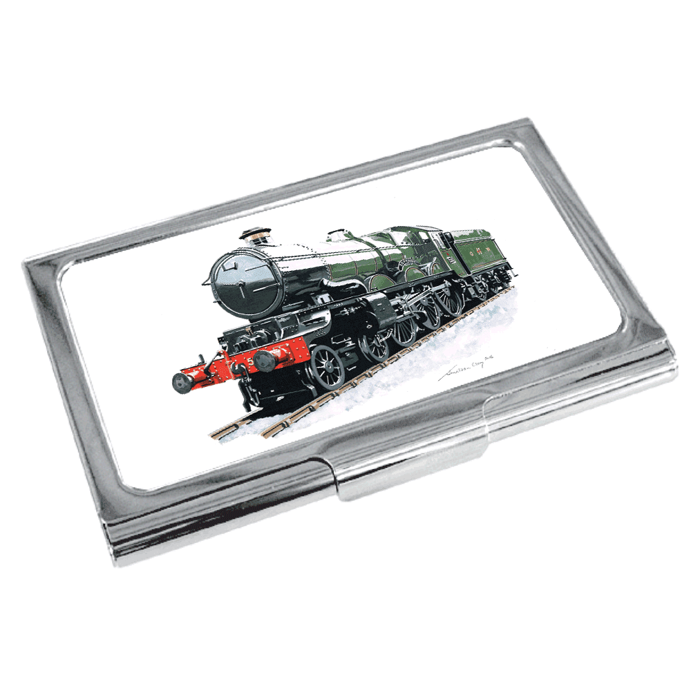 Castle Class 4-6-0 No 5080 Defiant GWR Livery Business Card Holder