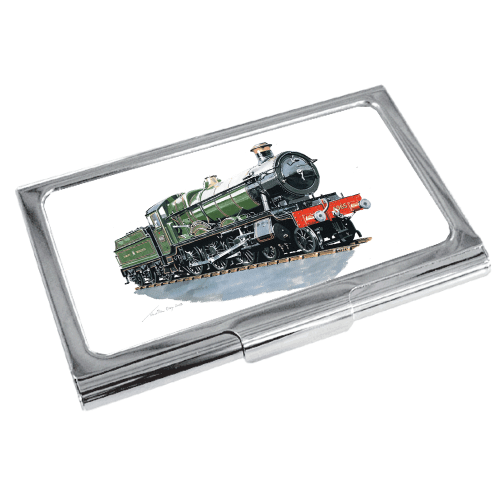 Hall Class 4-6-0 No 4965 Rood Ashton Hall Business Card Holder