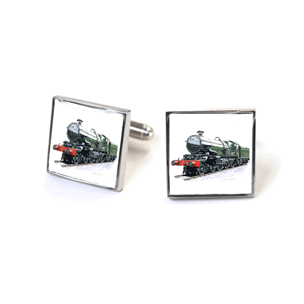 Castle Class 4-6-0 No 5080 Defiant GWR Livery Cuff Links