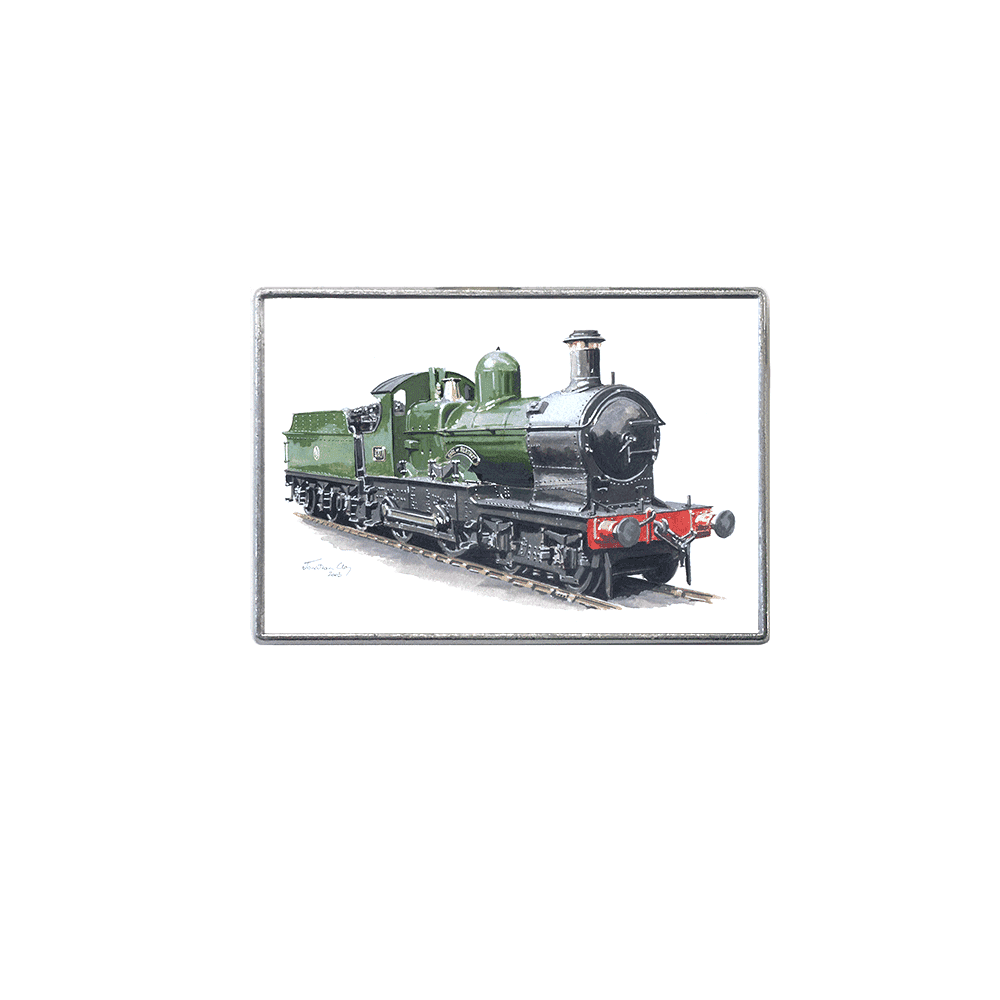 Dukedog Class 4-4-0 No 9017 Earl of Berkeley GWR Green Fridge Magnet