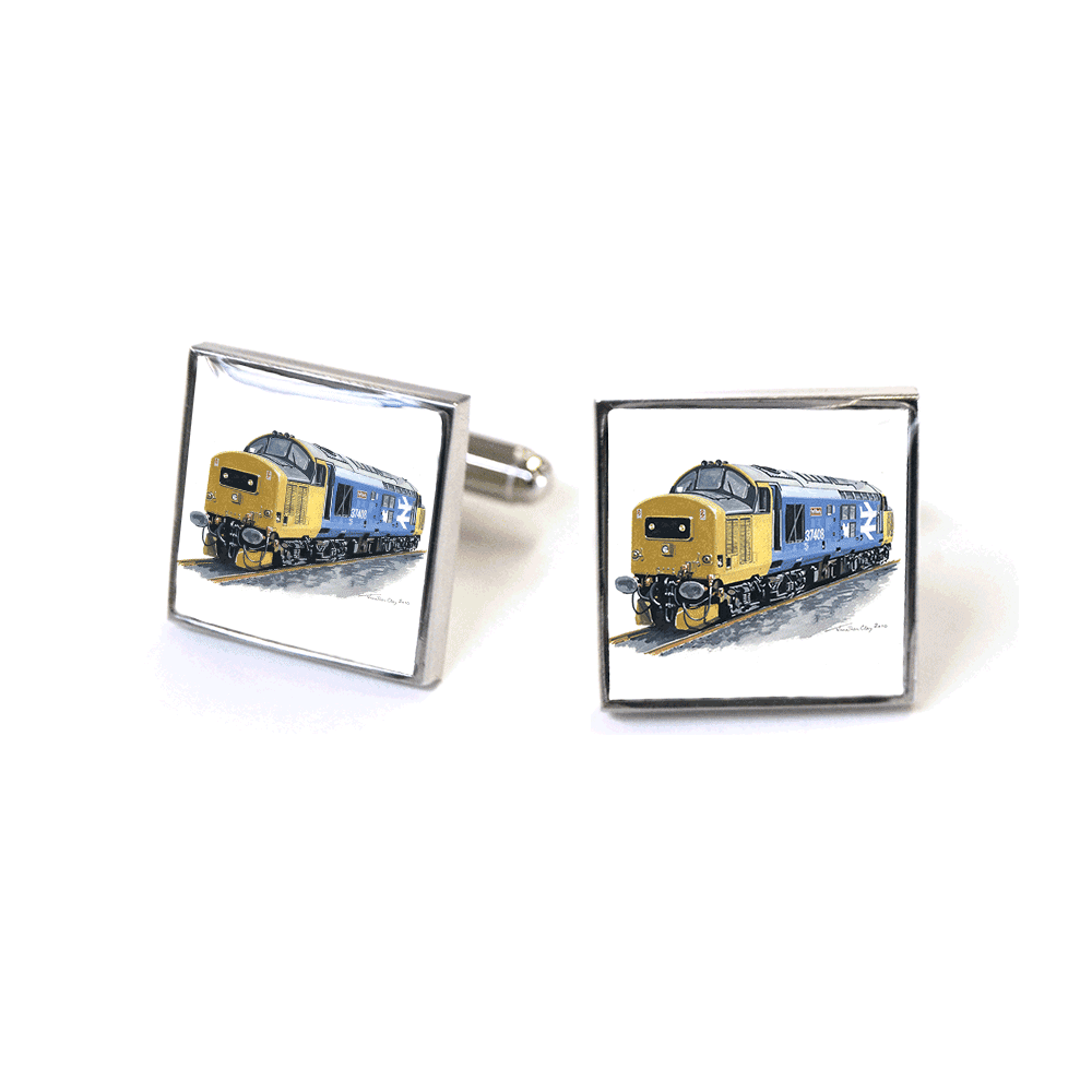 English Electric Class 37 No 37 408 Loch Rannoch Large Logo Blue livery ...