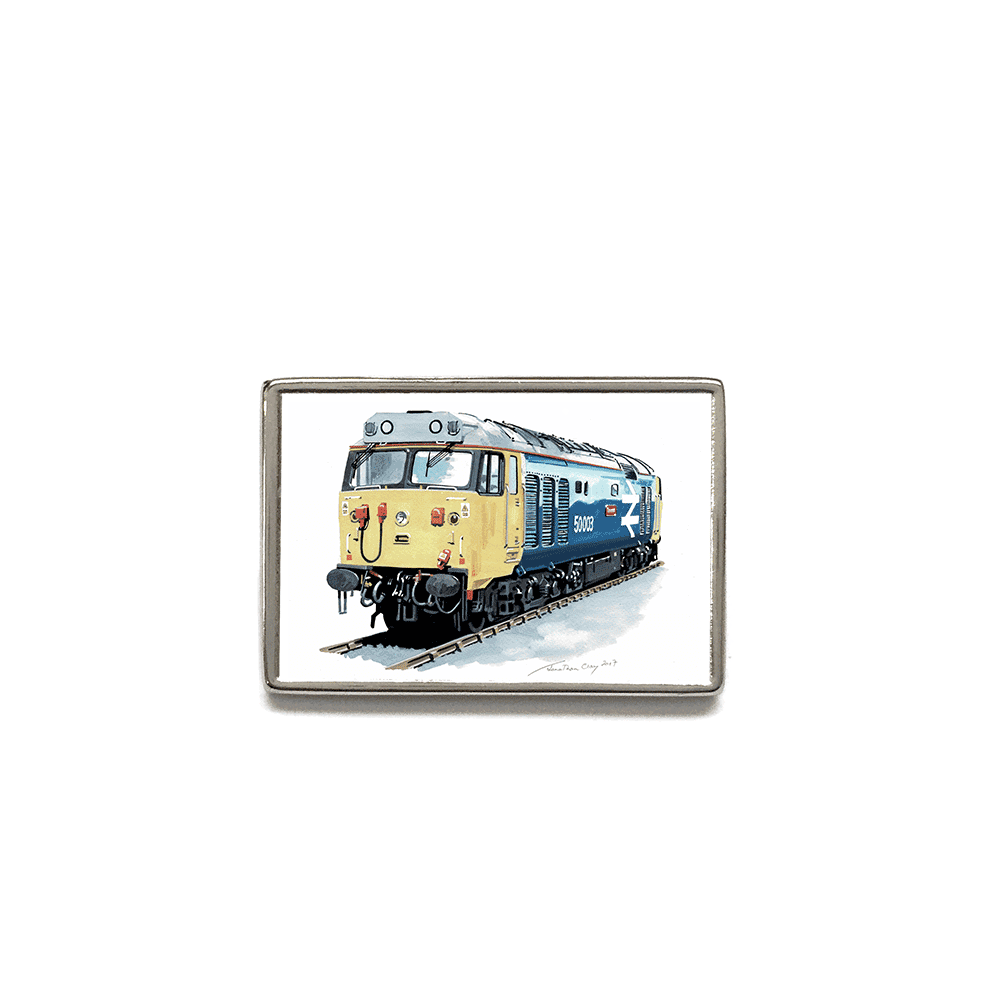 English Electric Class 50 No 50 003 Temeraire BR Large Logo livery Badge