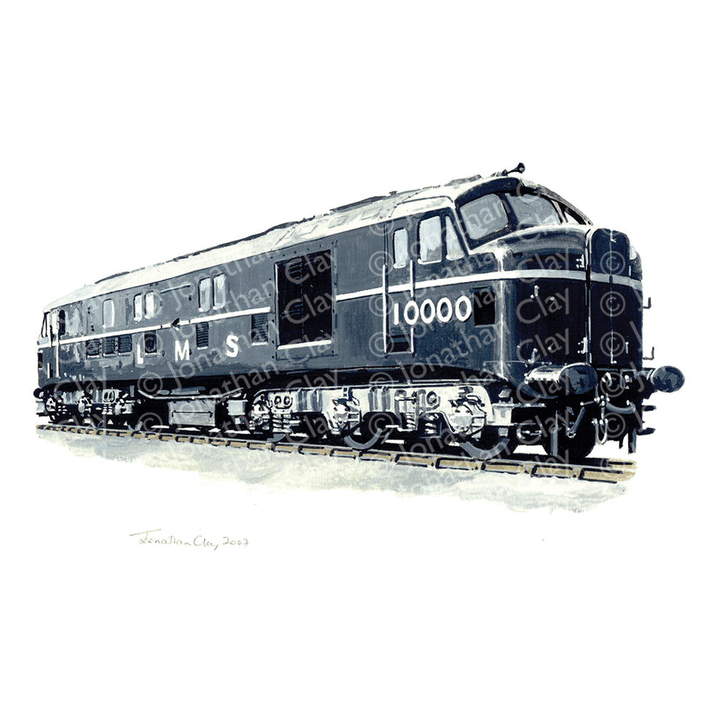 Ex LMS Prototype Co-Co Diesel Locomotive No 10000 - LMS Black Livery Mug