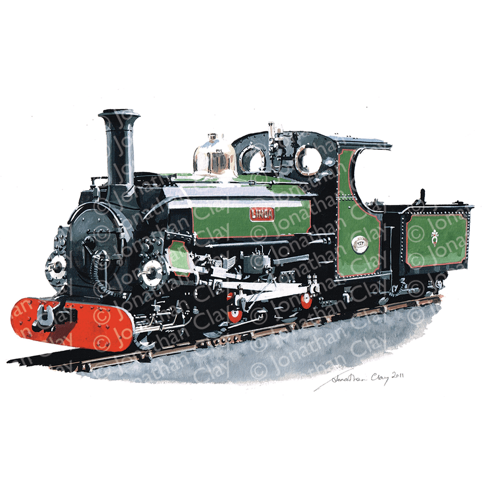 Hunslet 2-4-0ST T Locomotive Linda Green Livery 2011 Mug