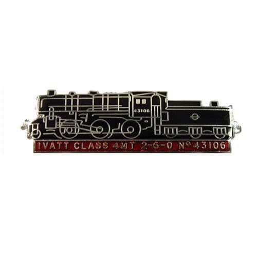 Ivatt 4MT No 43106 Locomotive Badge