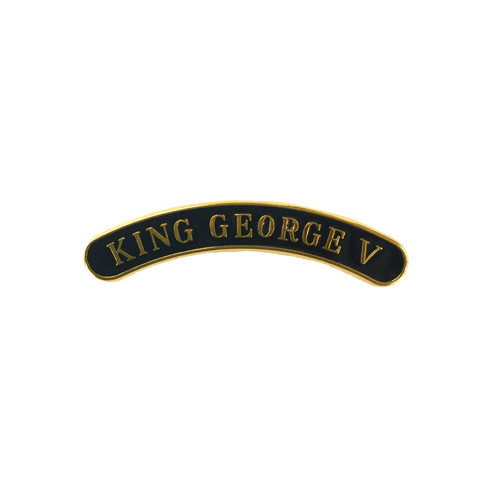 King George V Locomotive Nameplate Badge