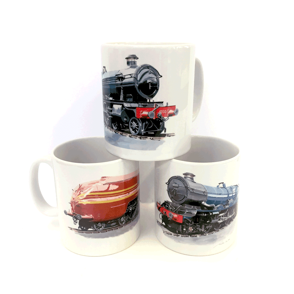 LMS Turbomotive 4-6-2 No 46202 BR Black livery Mug