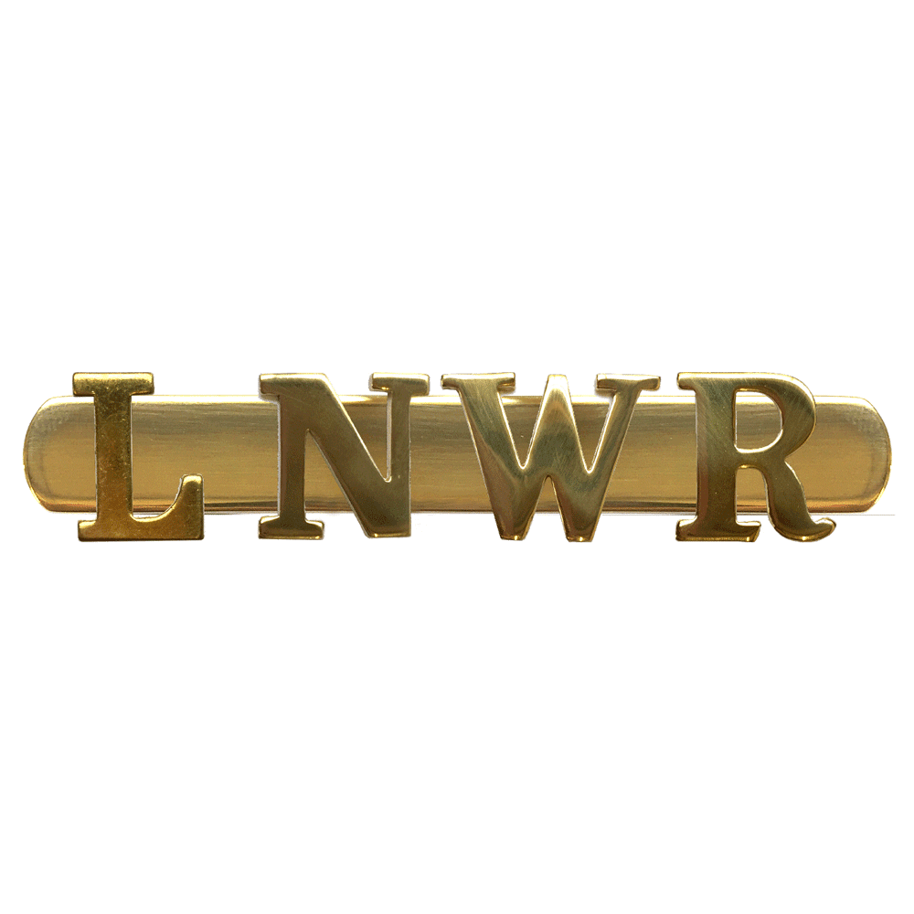 LNWR - London and North Western Railway Brass Cap Badge