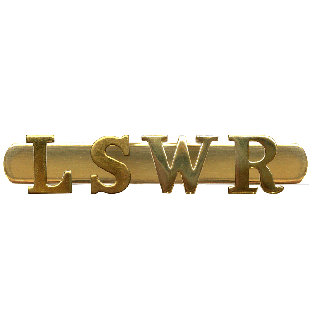 LSWR - London and South Western Railway Brass Cap Badge